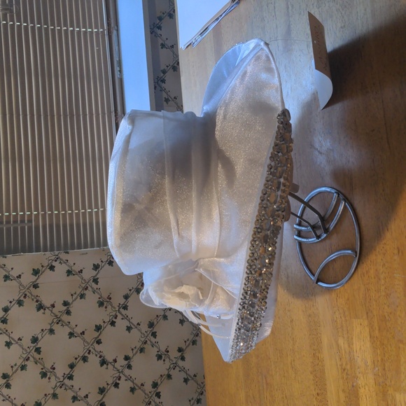 Ashro | Accessories | Ashro Ladies White Sheer Dress Hat | Poshmark